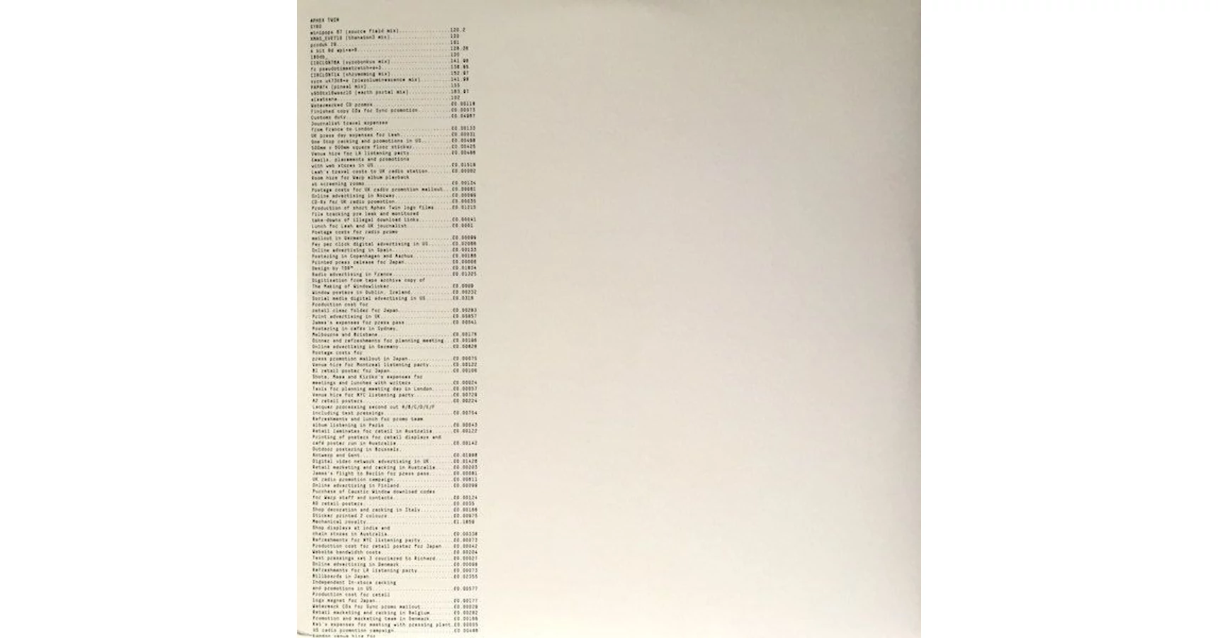 Aphex Twin - Syro - Warp Records - Lemezözön